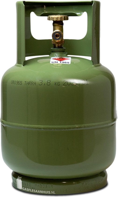 Gasfles Staal 2 5 Kg Inclusief Vulling ALLEEN VERKRIJGBAAR IN DE WINKEL 